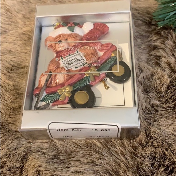 Fitz and Floyd | Holiday | Fitz And Floyd Teddy Bear Ornament New ...